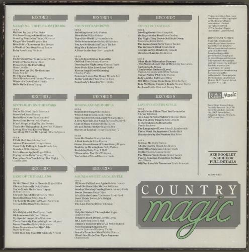 Various-Country Country Magic UK Vinyl Box Set (700442)