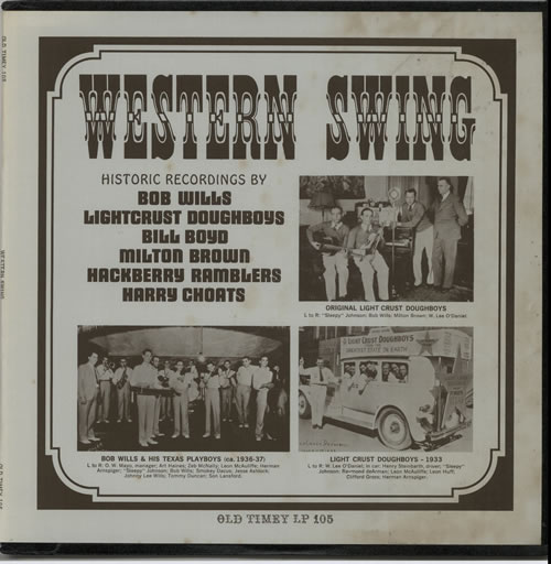 Various-Country Western Swing US vinyl LP album (LP record) (632365)