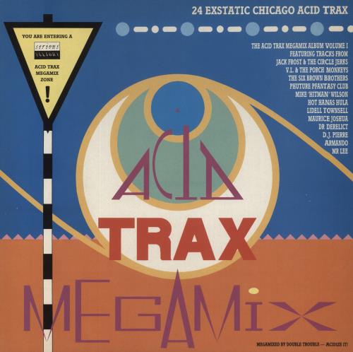 Various-Dance Acid Trax Megamix UK vinyl LP album (LP record) (853988)