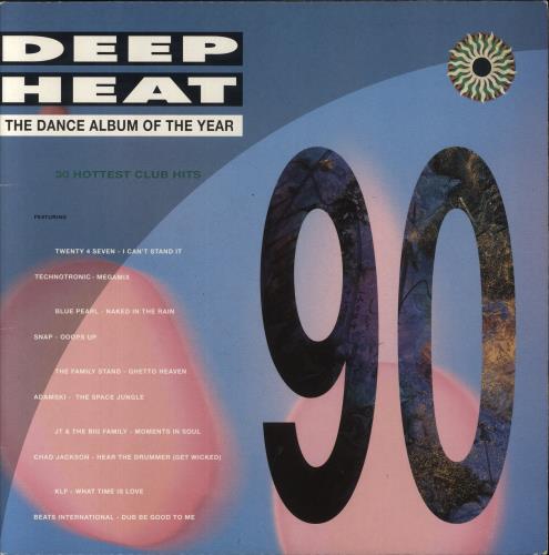 Various-Dance Deep Heat 90 UK 2-LP vinyl record set (Double LP Album ...