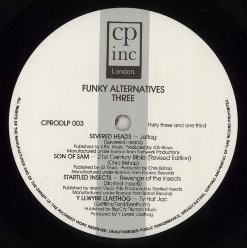Various-Dance Funky Alternatives Three UK vinyl LP album (LP record ...