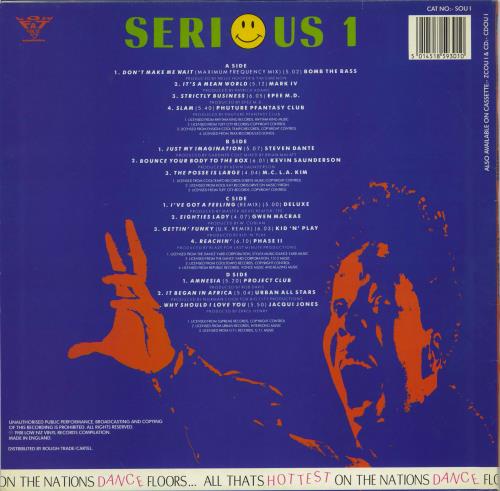 Various-Dance Serious 1 UK 2-LP vinyl record set (Double LP Album) (770812)