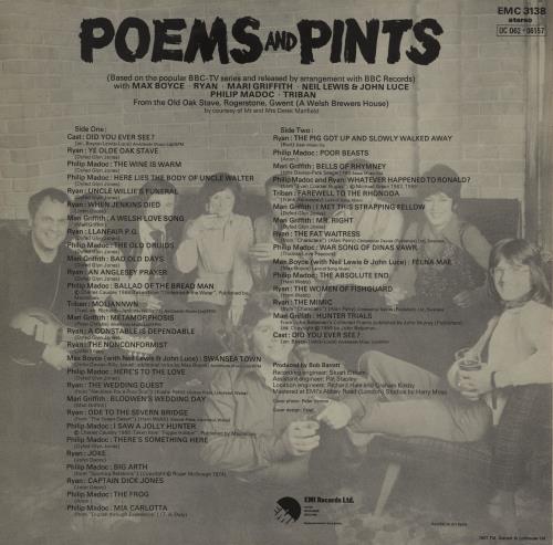 Various-Folk Poems And Pints UK vinyl LP album (LP record) (757611)