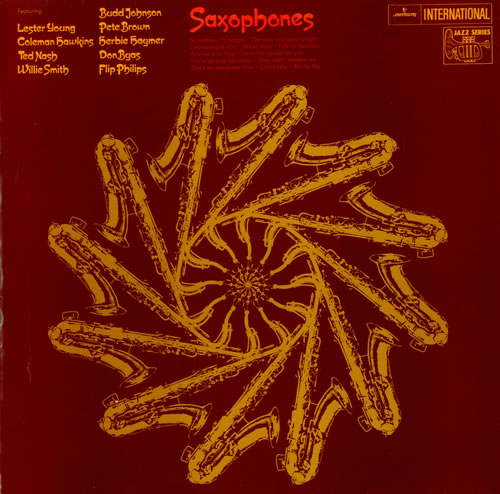 Various-Jazz Saxophones UK vinyl LP album (LP record) (443218)