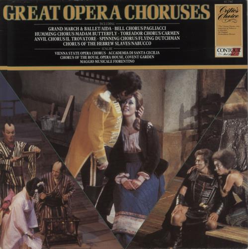 Various-Opera Great Opera Choruses UK vinyl LP album (LP record) (685722)