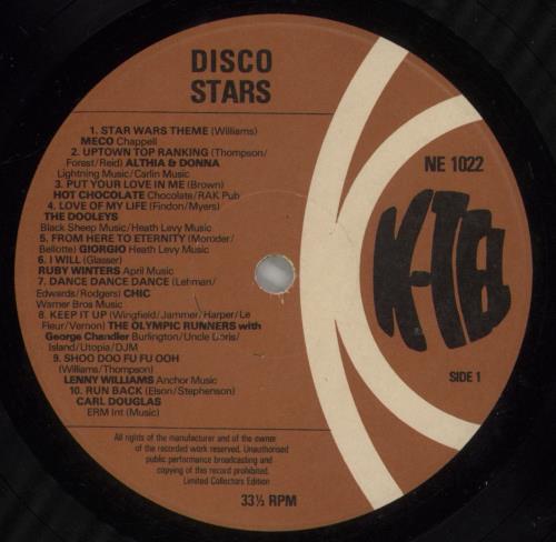 Various-Pop Disco Stars UK vinyl LP album (LP record) (298092)