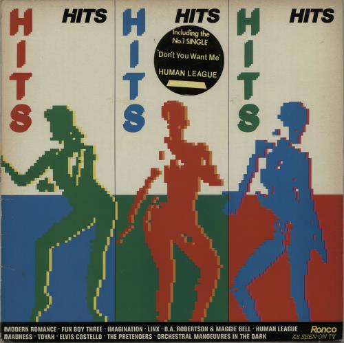 Various-Pop Hits Hits Hits UK vinyl LP album (LP record) (553454)