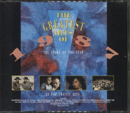 Various-Pop The Greatest Hits Of 1987 UK 2 CD album set (Double CD ...