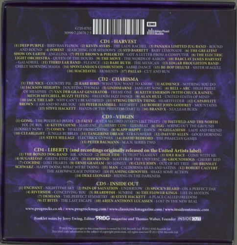 Various-Prog & Psych Prog Rocks! UK 5-CD album set (800390)