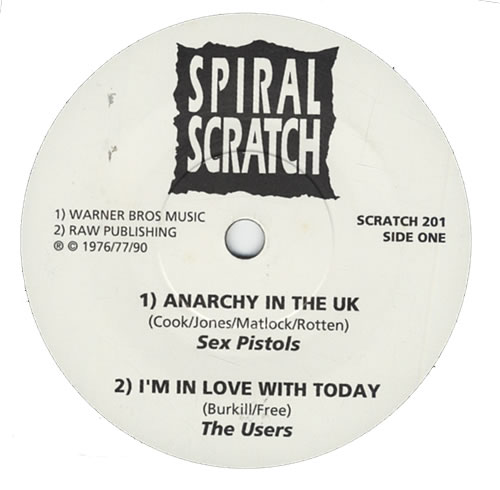 Various-Punk & New Wave Spiral Scratch EP UK Promo 7" vinyl single (7 ...