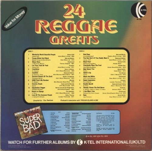 Various-Reggae & Ska 24 Reggae Greats UK vinyl LP album (LP record ...