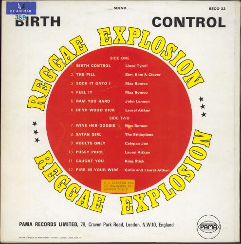 Various-Reggae & Ska Birth Control UK vinyl LP album (LP record) (805598)