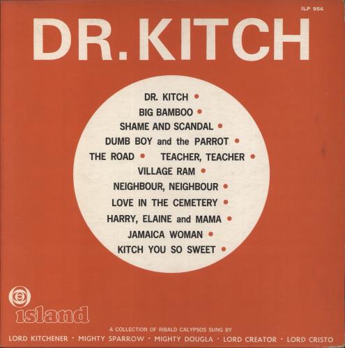 Various-Reggae & Ska Dr. Kitch UK vinyl LP album (LP record) (857604)