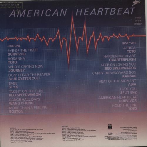 Various-Rock & Metal American Heartbeat - Gold Stamped UK vinyl LP ...