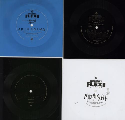 Various-Rock & Metal Decibel Flexi Series - Collection of 10 x 7" Flexi ...