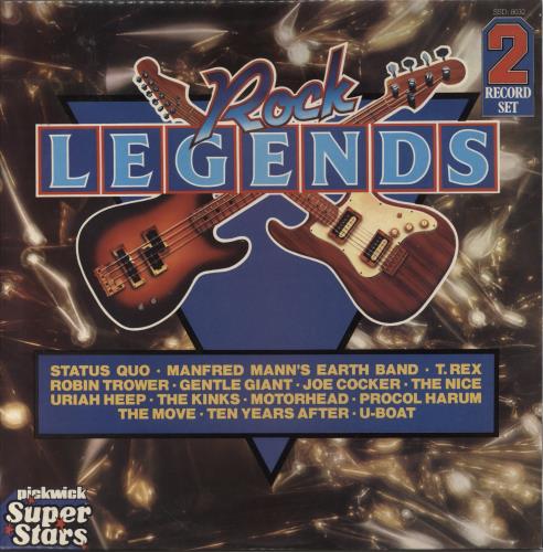 Various-Rock & Metal Rock Legends UK 2-LP vinyl record set (Double LP ...