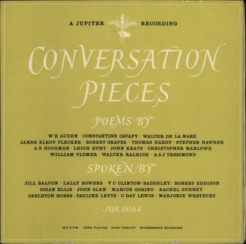 Various-Spoken Word & Poetry Conversation Pieces UK vinyl LP album (LP ...