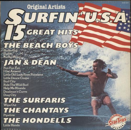 Various-Surf & Instrumental Surfin' USA UK vinyl LP album (LP record ...
