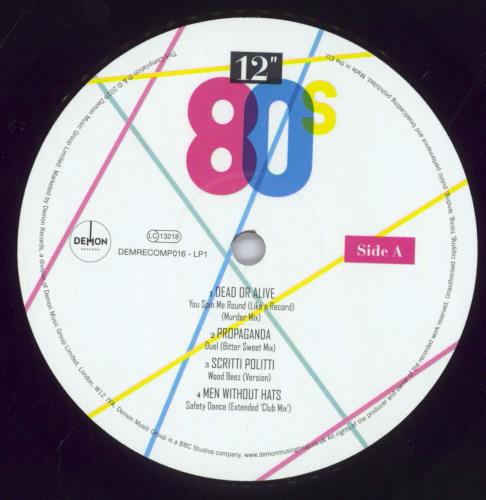 Various Artists 12" 80s UK 3-LP vinyl record set (Triple LP Album) (830007)