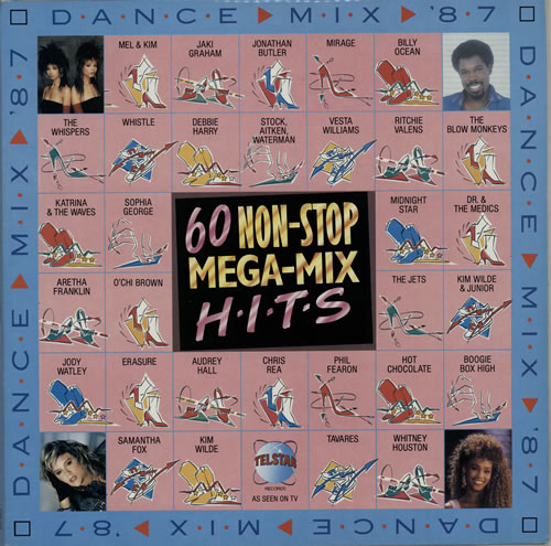 Various Artists 60 Non-Stop Mega Hits UK 2-LP vinyl record set (Double ...