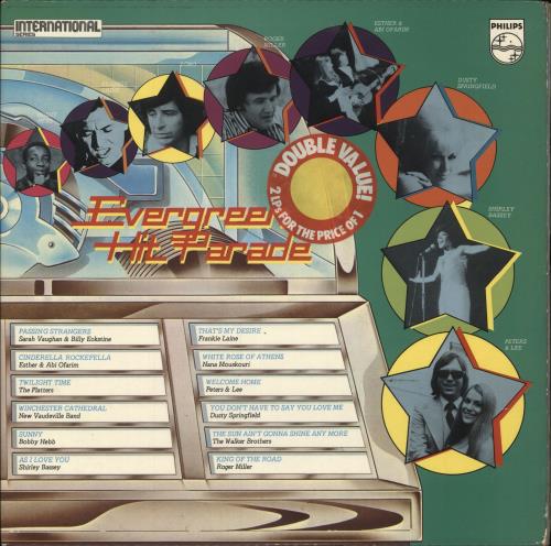 Various Artists Evergreen Hit Parade UK 2-LP vinyl record set (Double ...
