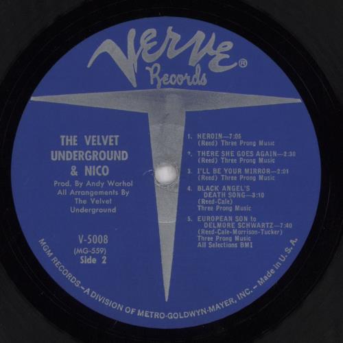Velvet Underground The Velvet Underground & Nico - 1st - VG/EX US vinyl LP album (LP record ...