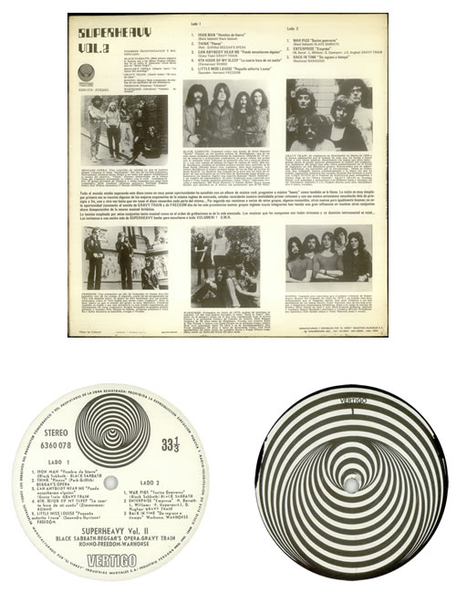 Vertigo Label Superheavy Vol. 2 Peruvian vinyl LP album (LP record ...
