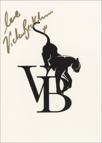 Victoria Beckham Victoria Beckham Postcard - AUTOGRAPHED UK memorabilia ...