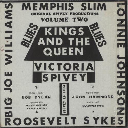 Victoria Spivey Kings And The Queen US vinyl LP album (LP record) (671031)