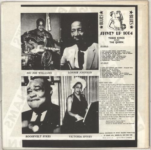 Victoria Spivey Three Kings And The Queen US vinyl LP album (LP record ...