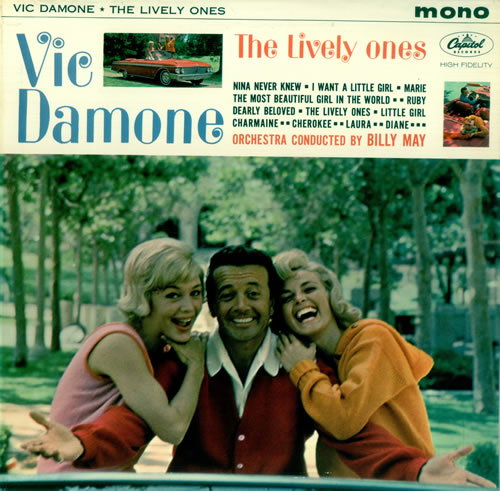 Vic Damone The Lively Ones UK Promo vinyl LP album (LP record) (451699)