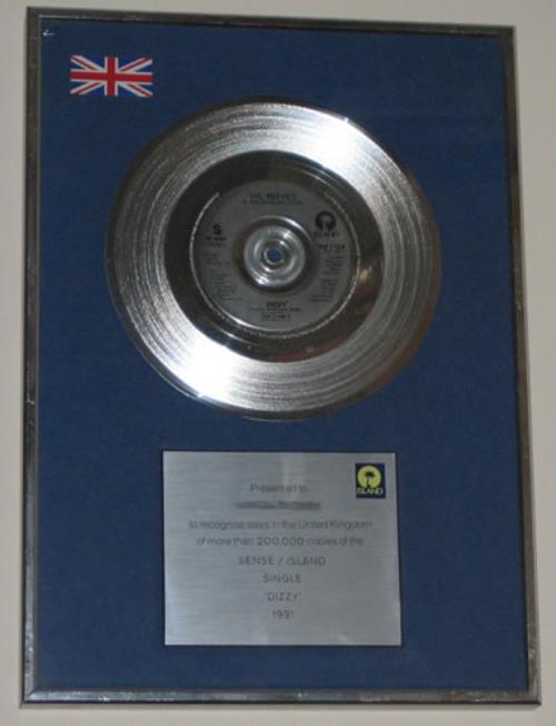 Vic Reeves Dizzy UK award disc (347127)