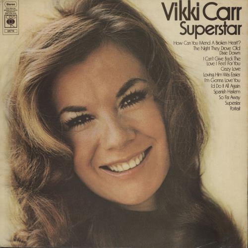 Vikki Carr Superstar UK vinyl LP album (LP record) (749694)