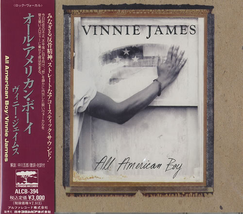 Vinnie James All American Boy Japanese Promo CD album (CDLP) (467001)