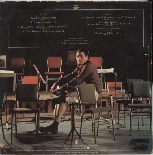 Waldo De Los Rios Operas UK vinyl LP album (LP record) (723064)