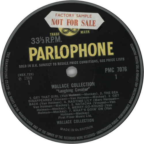 Wallace Collection Laughing Cavalier - Factory Sample UK Promo vinyl LP album (LP record) (451090)