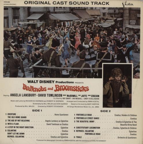 Walt Disney Bedknobs And Broomsticks US vinyl LP album (LP record) (761968)