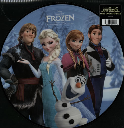 Walt Disney Frozen - 180gm UK picture disc LP (vinyl picture disc album ...