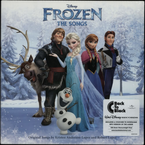 Walt Disney Frozen: The Songs UK vinyl LP album (LP record) (613421)