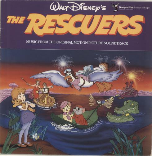 Walt Disney The Rescuers UK vinyl LP album (LP record) (693623)