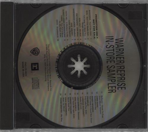Warner Brothers Warner/Reprise In-Store Sampler US Promo CD album (CDLP ...