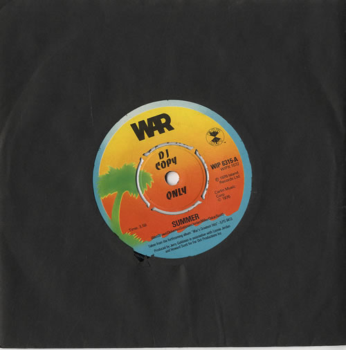 War Summer UK Promo 7" vinyl single (7 inch record / 45) (450516)