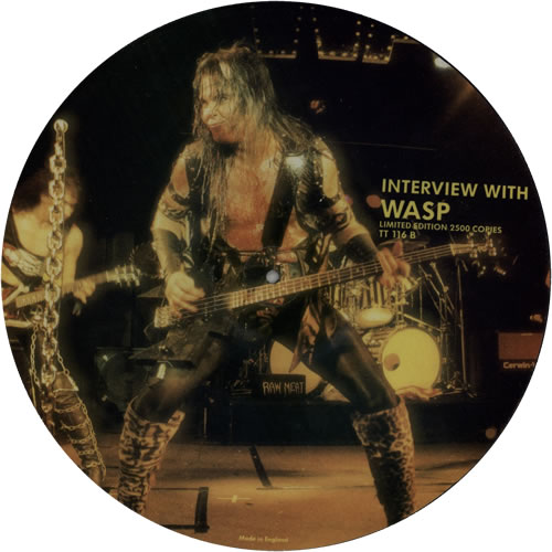 WASP Interview With Wasp UK picture disc LP (vinyl picture disc album ...