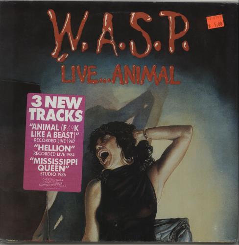 WASP Live...Animal - Sealed US 12" vinyl single (12 inch record / Maxi ...