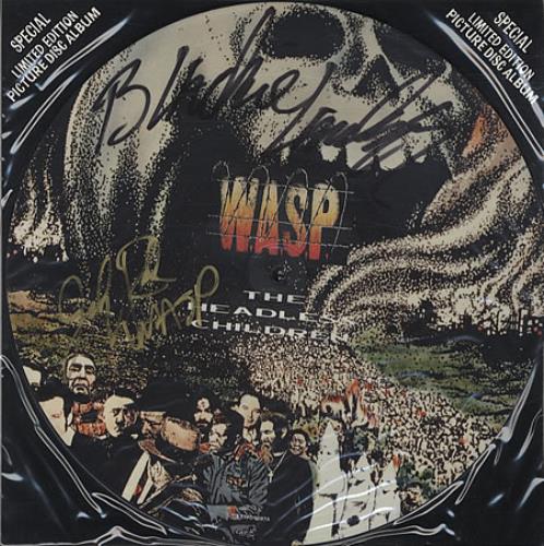 WASP The Headless Children - Autographed UK picture disc LP (vinyl ...