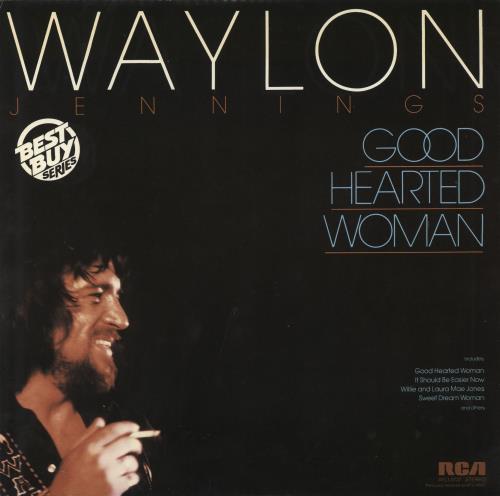 Waylon Jennings Good Hearted Woman Canadian vinyl LP album (LP record ...