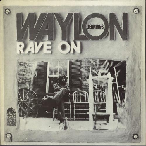 Waylon Jennings Rave On German vinyl LP album (LP record) (796401)