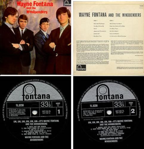 Wayne Fontana And The Mindbenders Wayne Fontana & The Mindbenders UK vinyl LP album (LP record ...