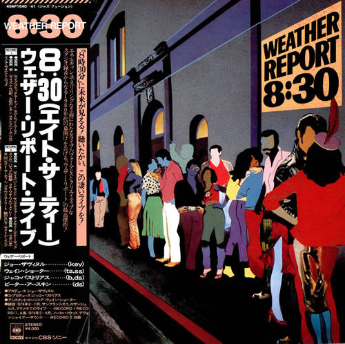 Weather Report 8:30 - Eight-Thirty Japanese 2-LP vinyl record set ...