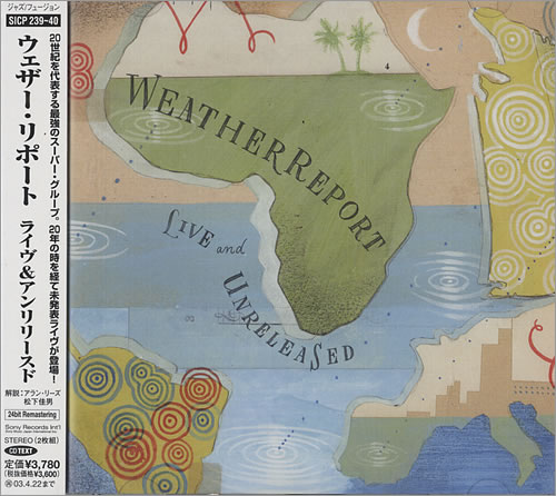 Weather Report Live And Unreleased Japanese Promo 2 CD album set ...